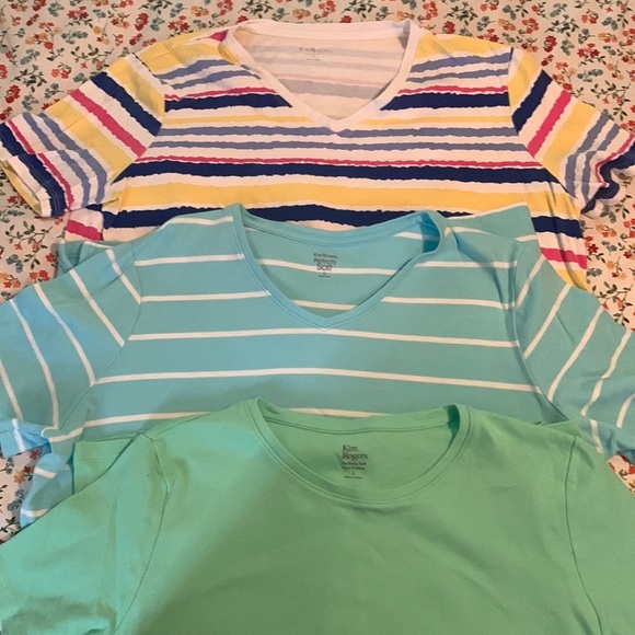 Kim Rogers | Tops | 3pc Kim Rogers Tee Shirt Bundle | Poshmark